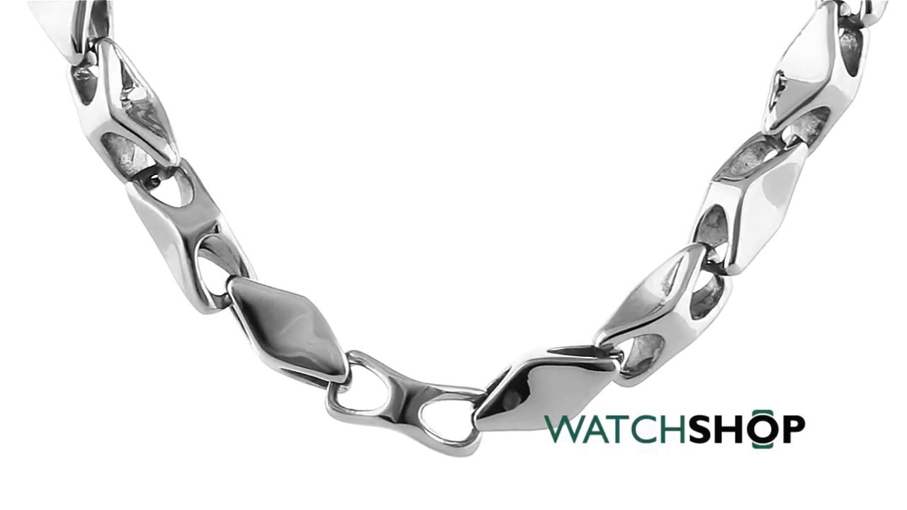 STORM Jewellery Men's Stainless Steel Revlox Necklace Silver (9980662/S ...