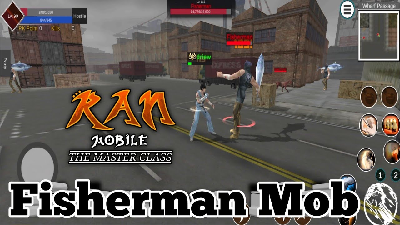 Ran Mobile: The Master Class | The Fisherman Mob During Open Beta Test ...
