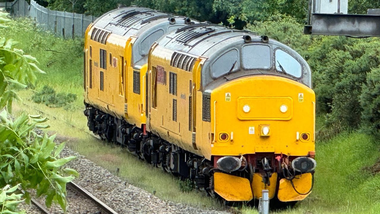 Double class 97’s disappear into a cloud off smoke on way back to ...