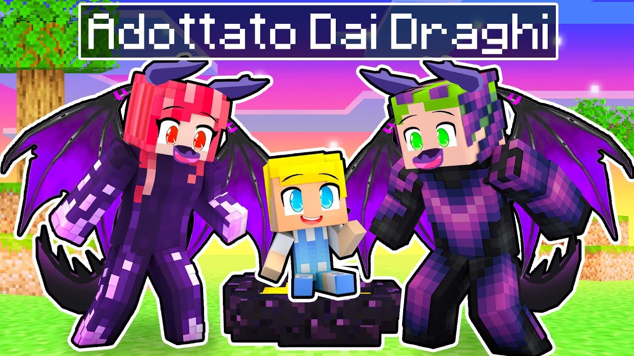 Vengo Adottato Da Una Famiglia Di DRAGHI! - Minecraft ITA - YouTube