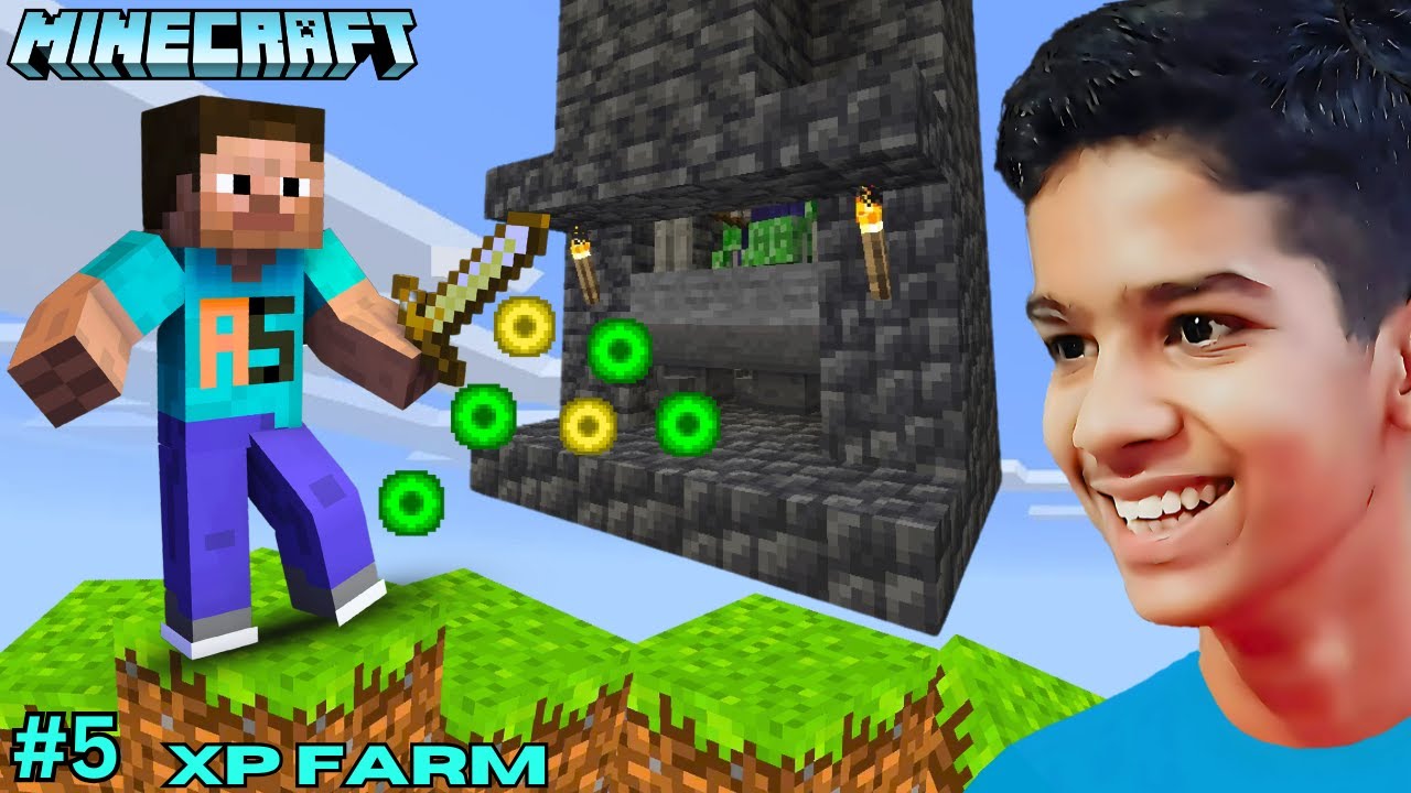 I MADE UNLIMITED XP FARM | MINECRAFT SURVIVAL SERIES | PART 5 - YouTube
