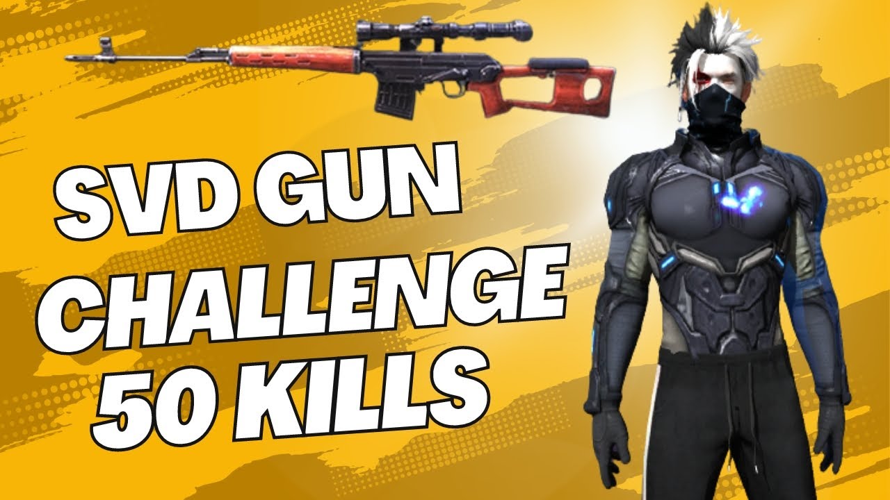 SVD Gun challenge | 50 Kills | Training ground| Free fire - YouTube