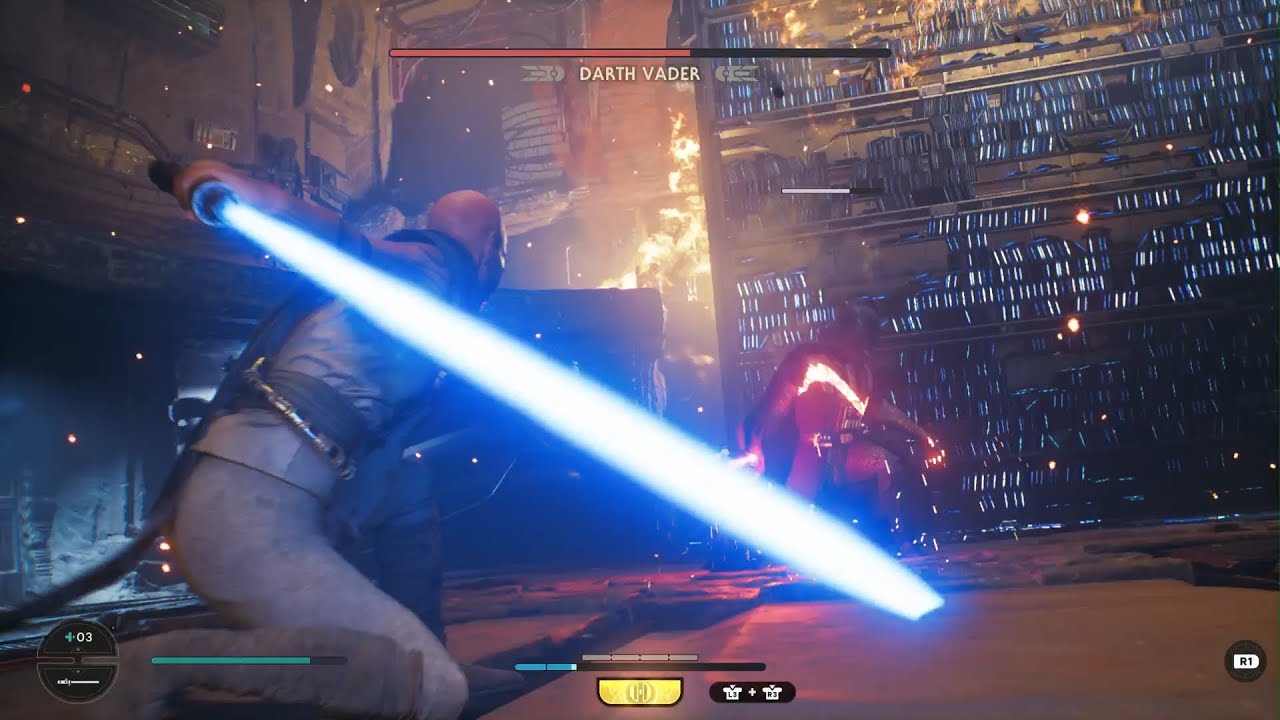 Legendary duel with Darth Vader - STAR WARS JEDI SURVIVOR (spoiler ...