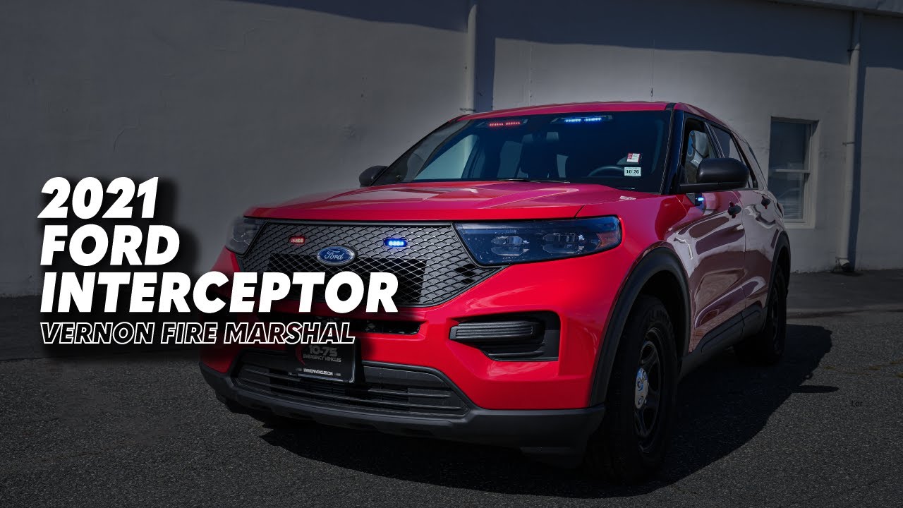 2021 Ford Interceptor Utility | Fire Command Vehicle | Vernon Fire ...