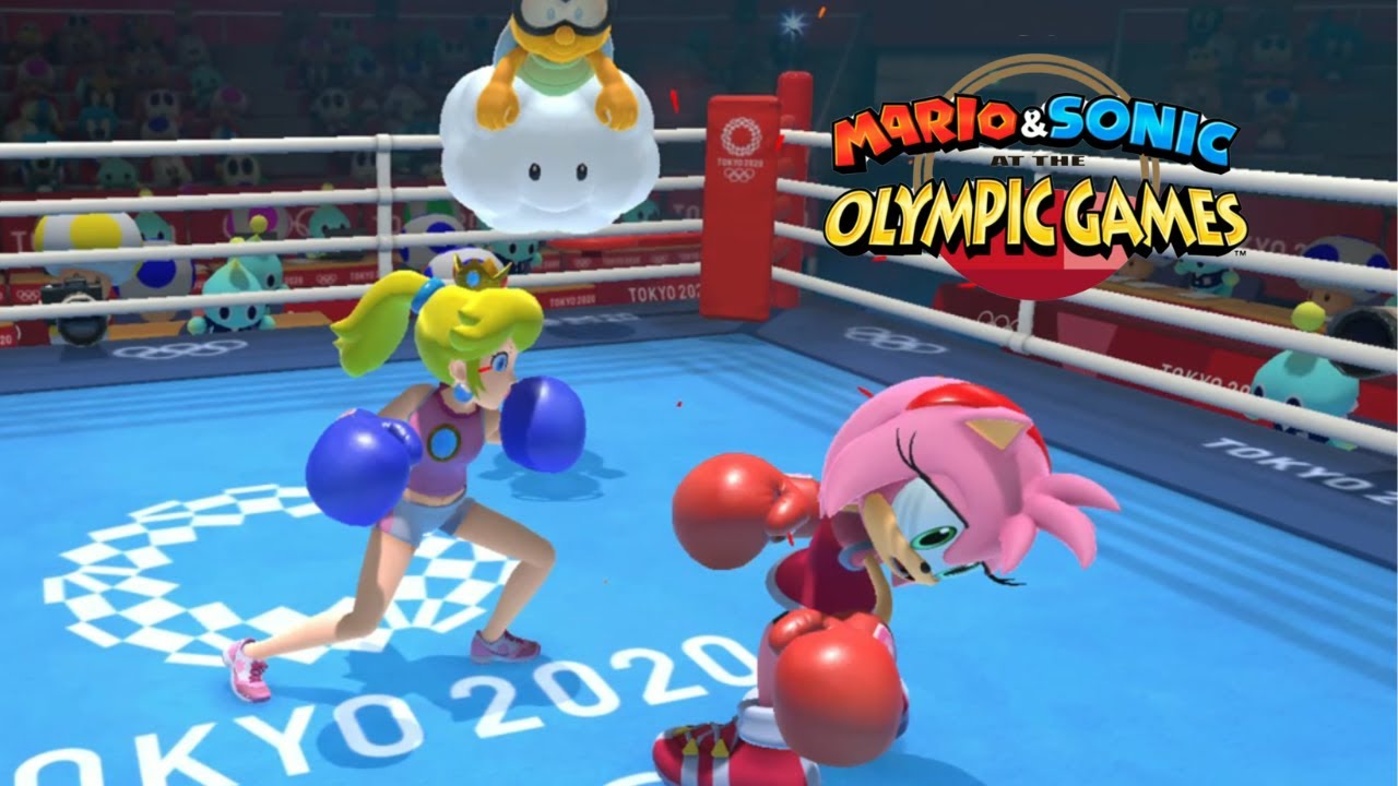 Mario & Sonic At The Olympic Games Tokyo 2020 Boxing Peach VS Amy CPU ...