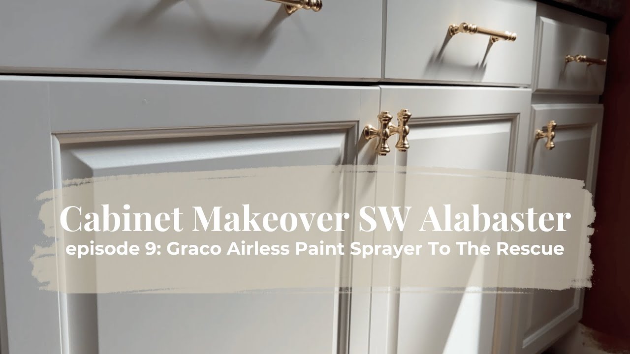 Kitchen Makeover On A Budget DIY | Graco Paint Sprayer Tips - YouTube