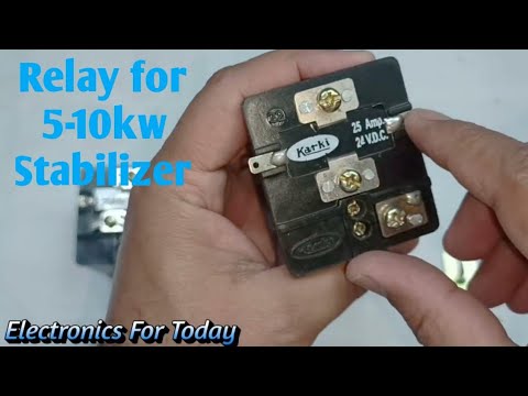 Relay|Stabilizer Relay 7kw|Stabilizer Relay connection,3 - YouTube