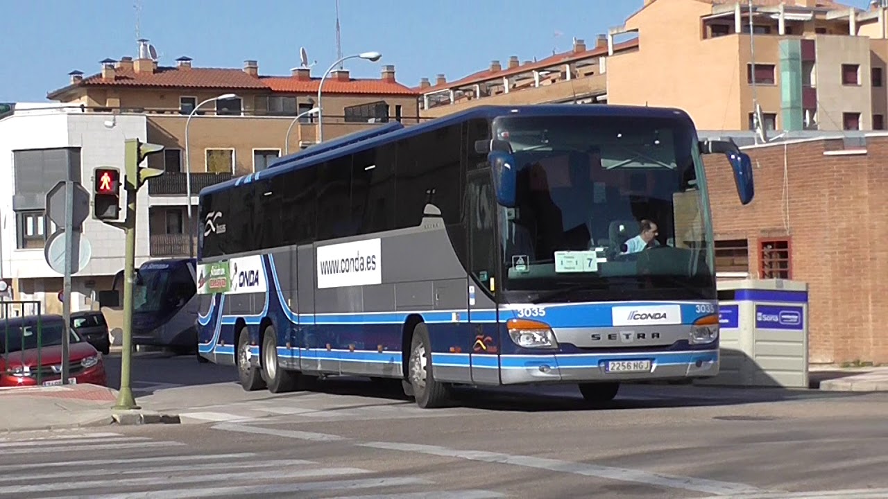 Autobuses Conda / Grupo Alsa - Setra S419GT-HD saliendo de Soria - YouTube