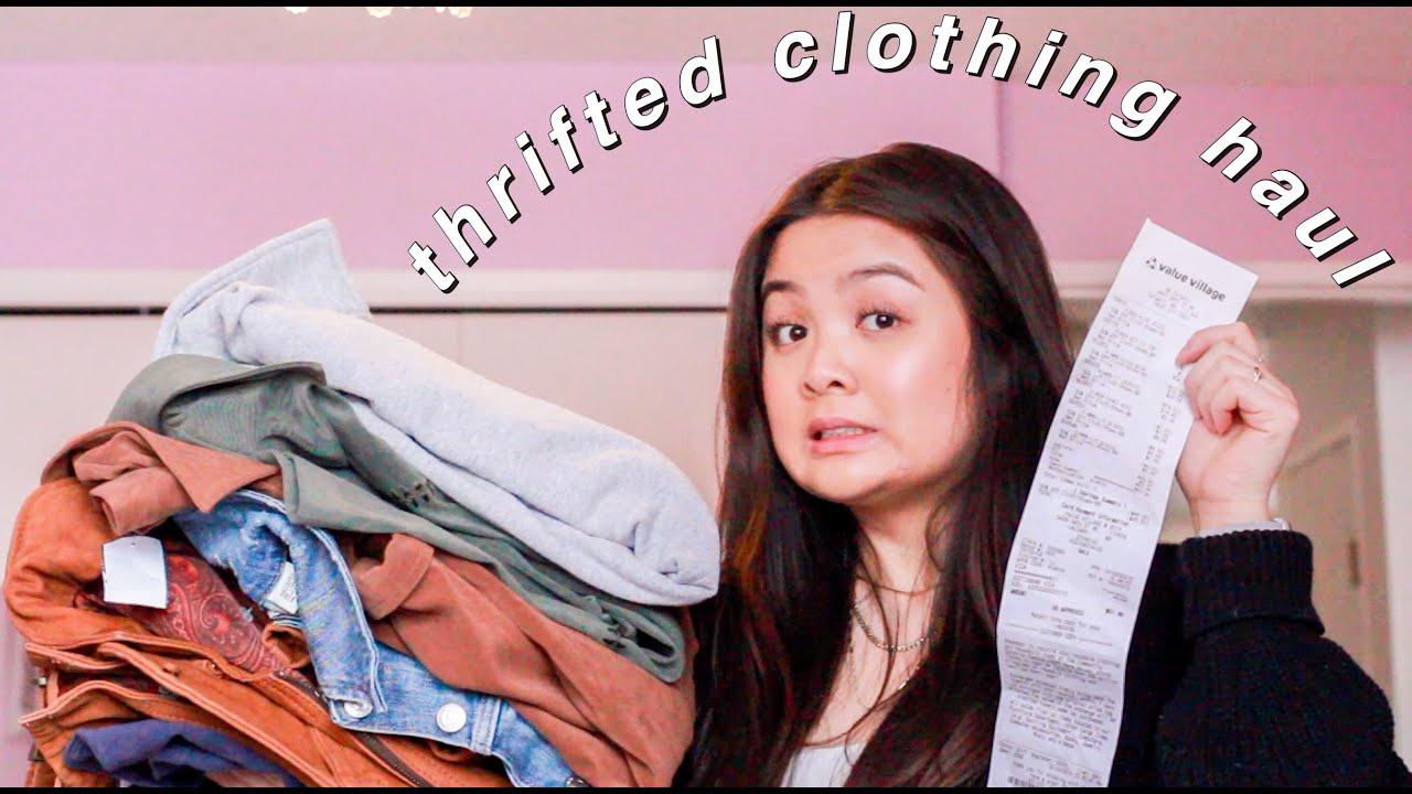 Thrifted Try-On Haul - YouTube