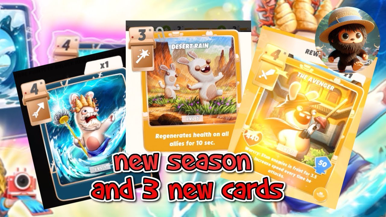 Rabbids Multiverse - new season and with 3 new cards - YouTube