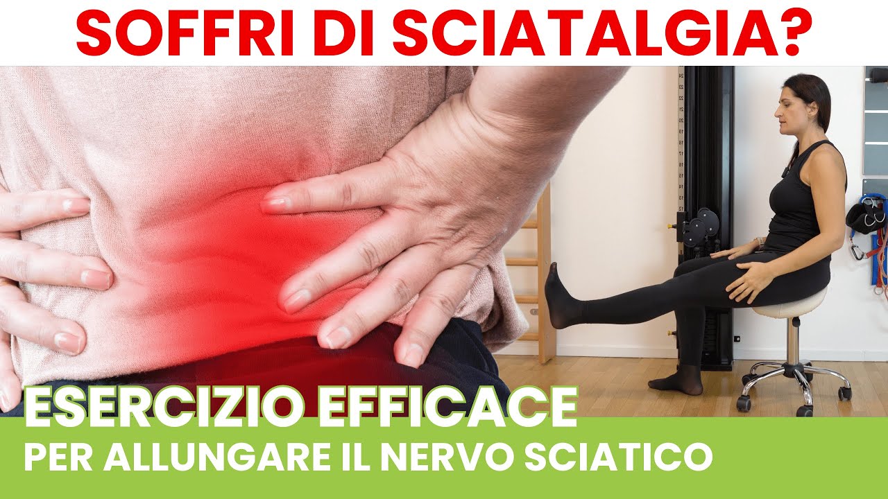 SCIATICA: allevia il dolore in 5 minuti con questo semplice esercizio ...