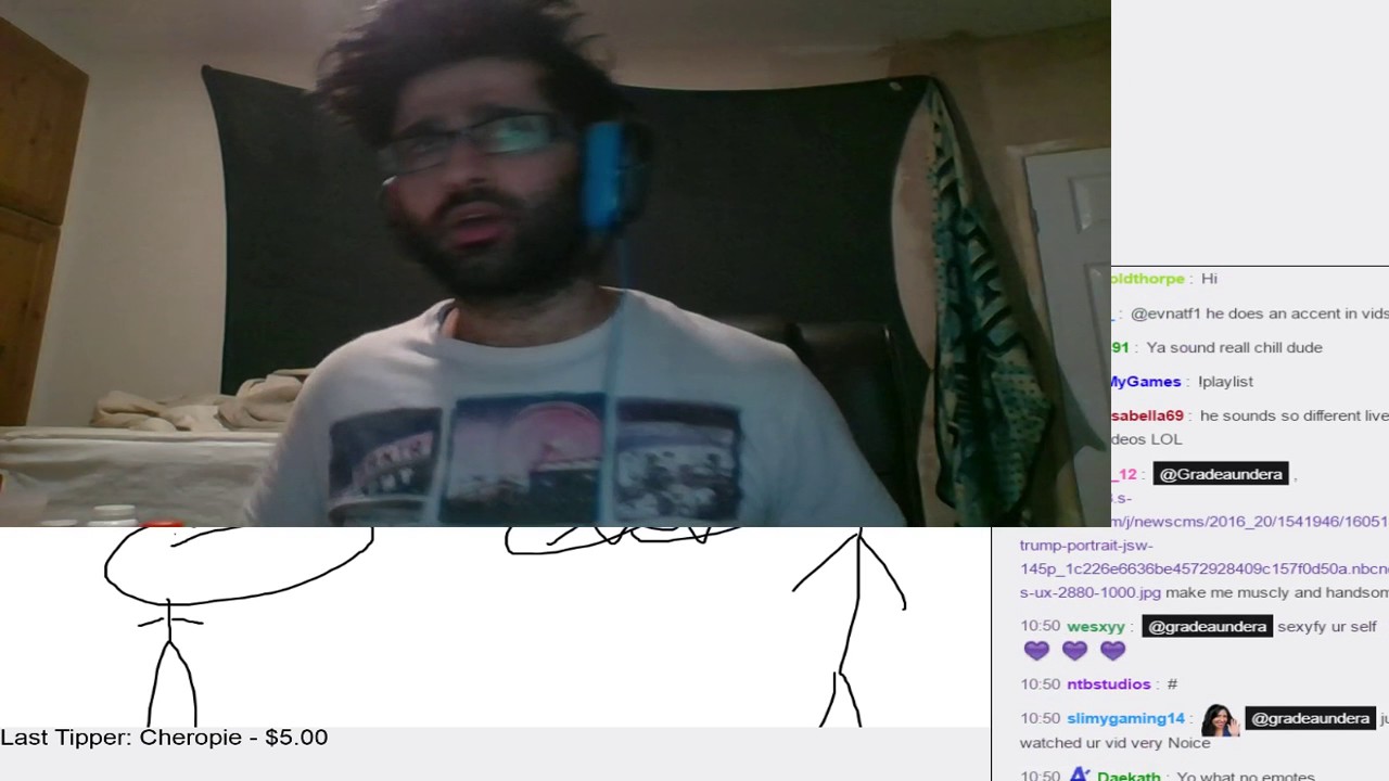 Gradeaundera Face leaked on live stream - YouTube