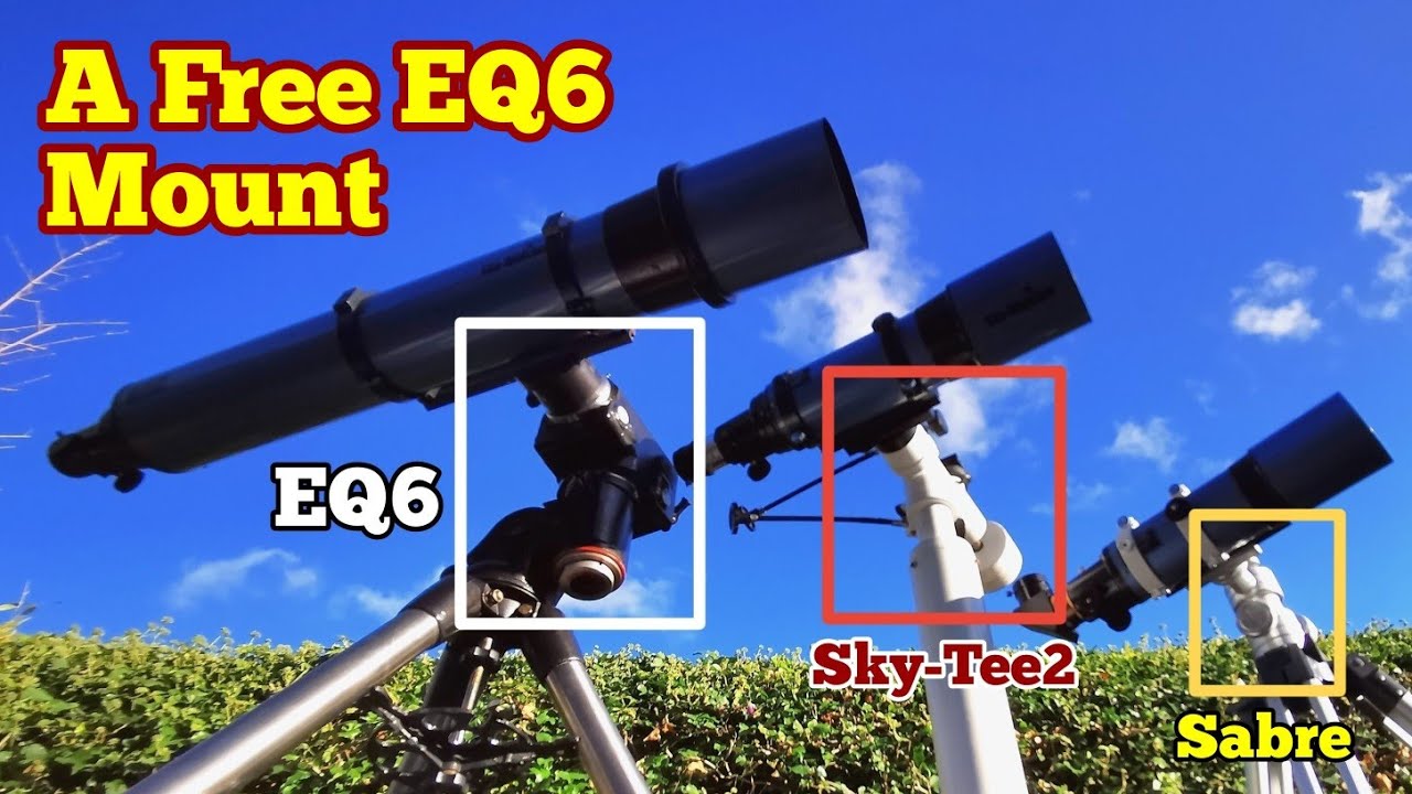 Free Skywatcher EQ6 Mount: Using in Alt Az Mode to Take Skywatcher ...