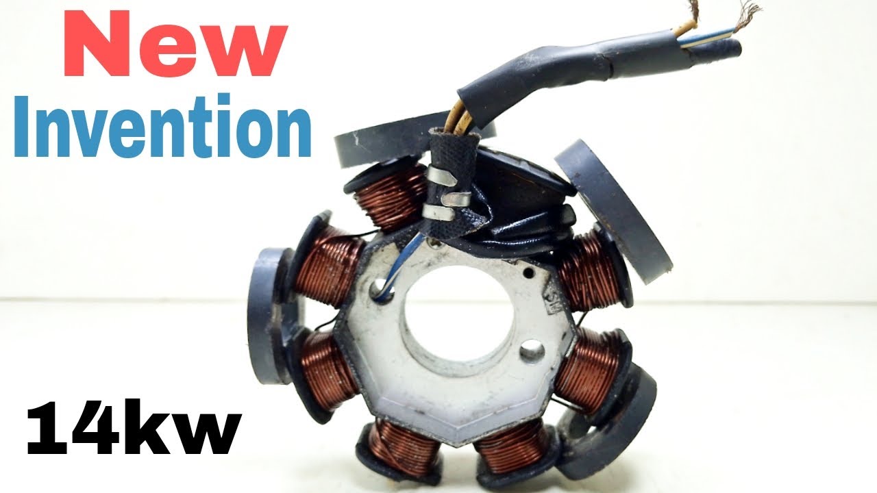 14KW Free Energy Home Made New Invention by Stator Generator ...