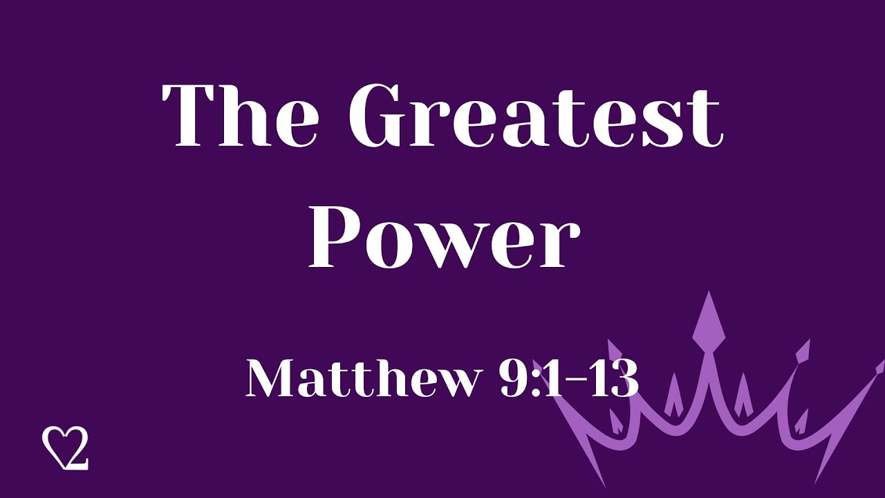 The Greatest Power - 10/6/2024 - YouTube