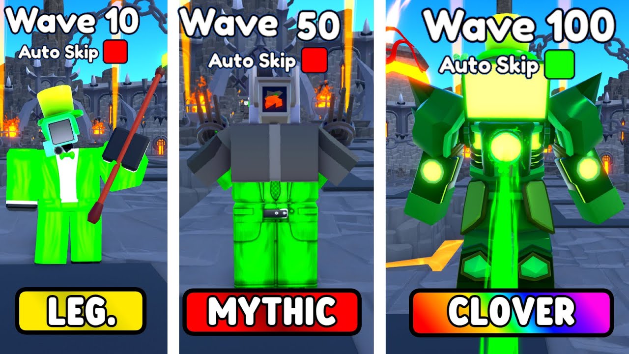 EVERY GREEN UNIT VS ENDLESS MODE (Toilet Tower Defense) - YouTube