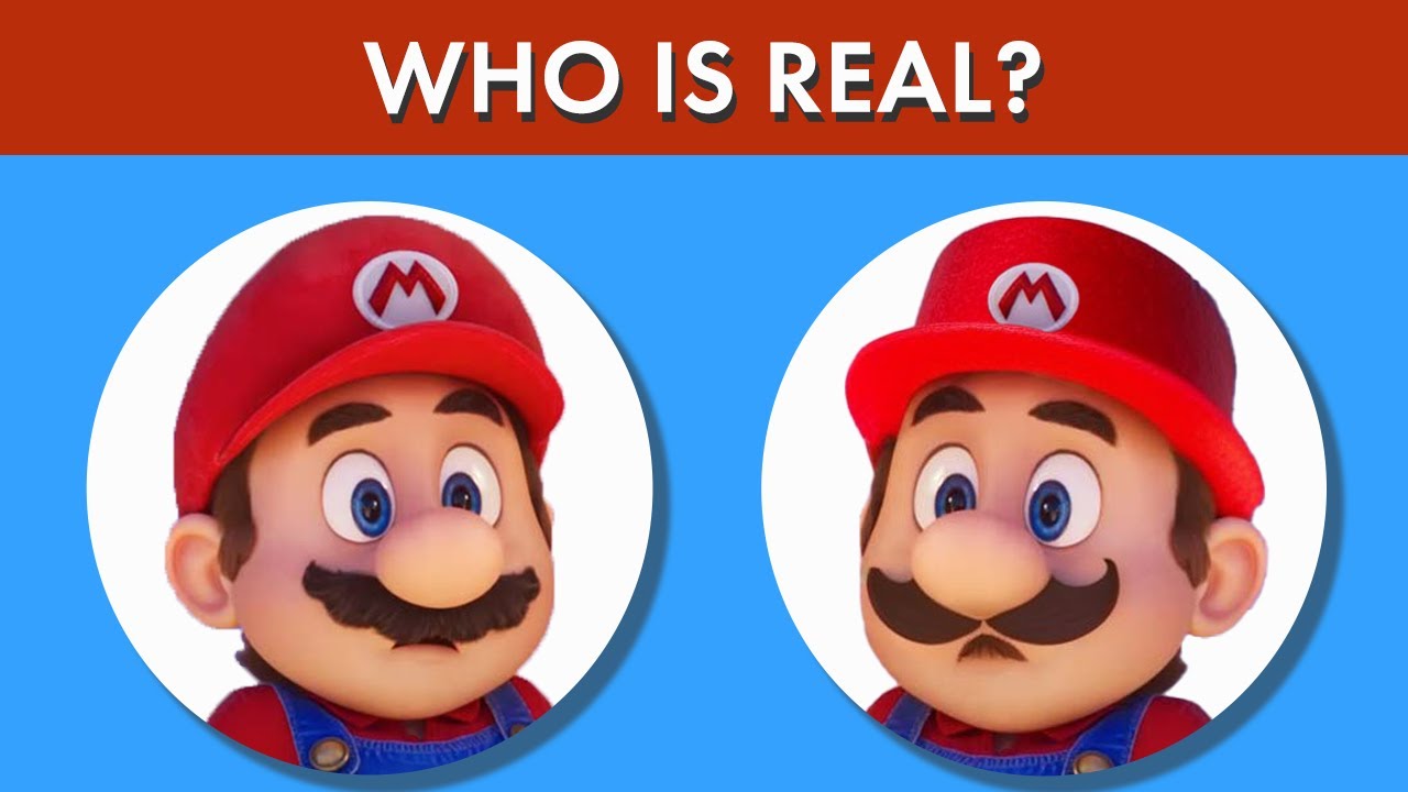 Guess the Real SUPER MARIO BROS. MOVIE character! Test your memory ...