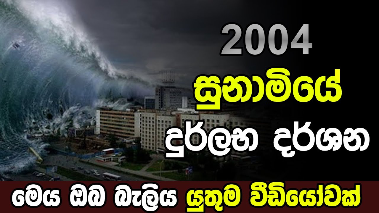 2004 සුනාමි ව්‍යසනය|2004 Tsunami Sri Lanka|Sri Lanka Army Special Forces|Velupillai Prabakaran ...
