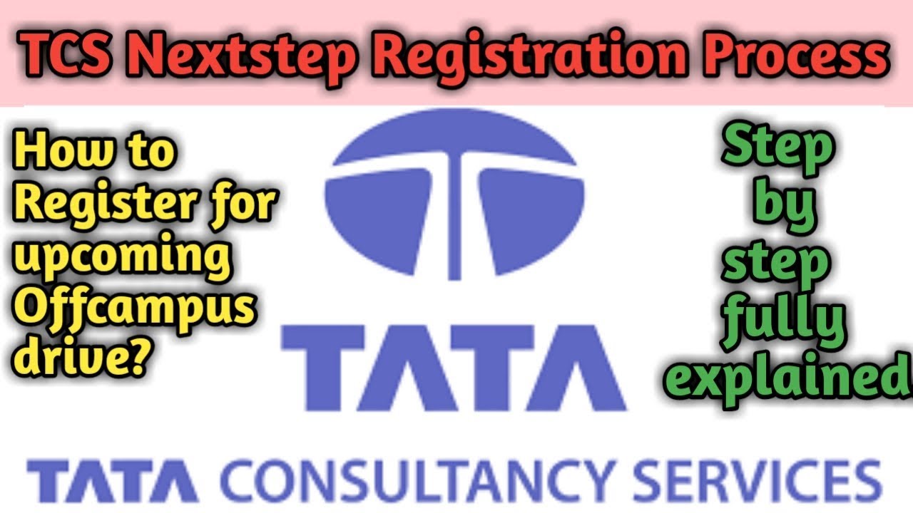 TCS offcampus drive 2019 | TCS NQT 2019 | Full registration process ...
