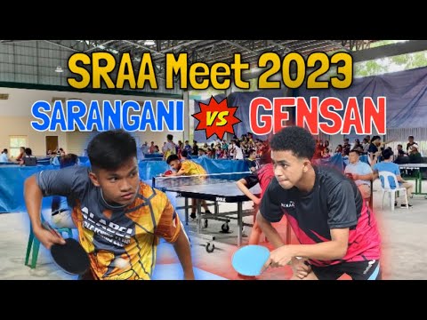 SRAA Meet 2023 Table Tennis Game Between General Santos City and ...