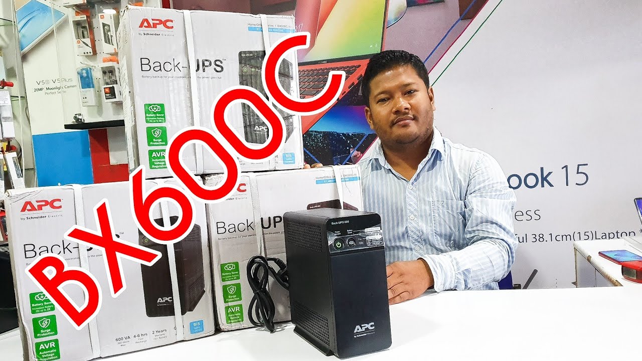 APC BX600C-IN UPS Unboxing & Review | APC Black-UPS 600VA-230W Details ...