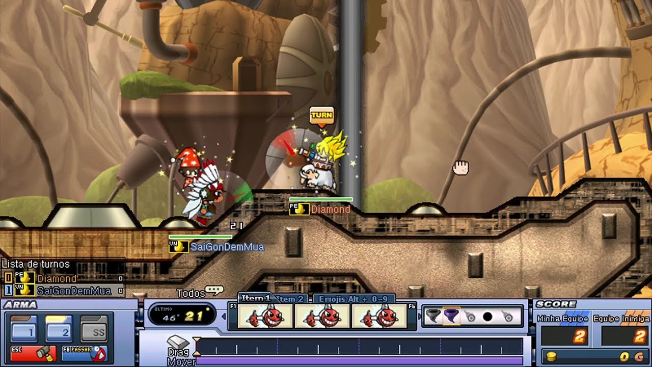 Gunbound Season 2 : MAYA vs ICE - YouTube