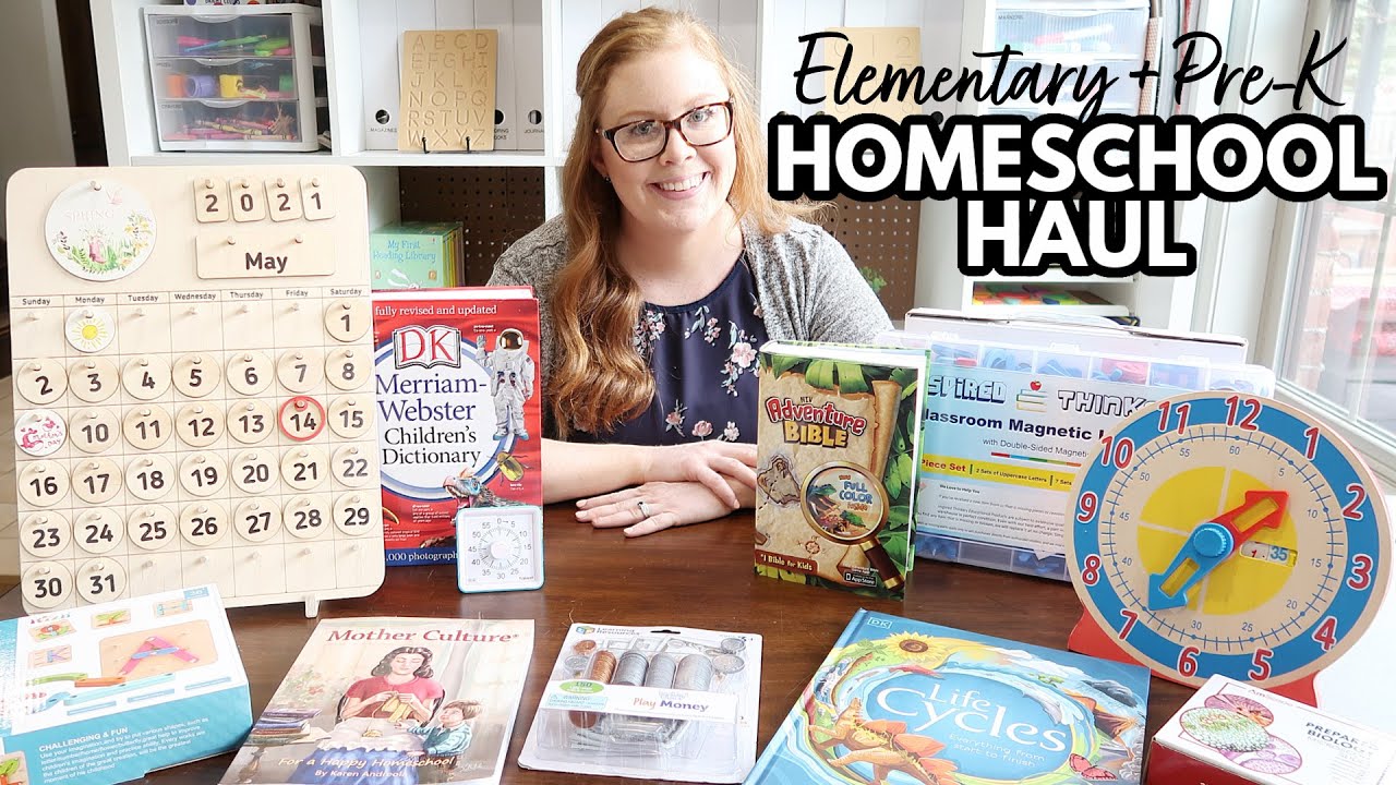 BRAND NEW HOMESCHOOLING FAMILY GIANT HAUL! 🥳 || Homeschool Haul || What ...