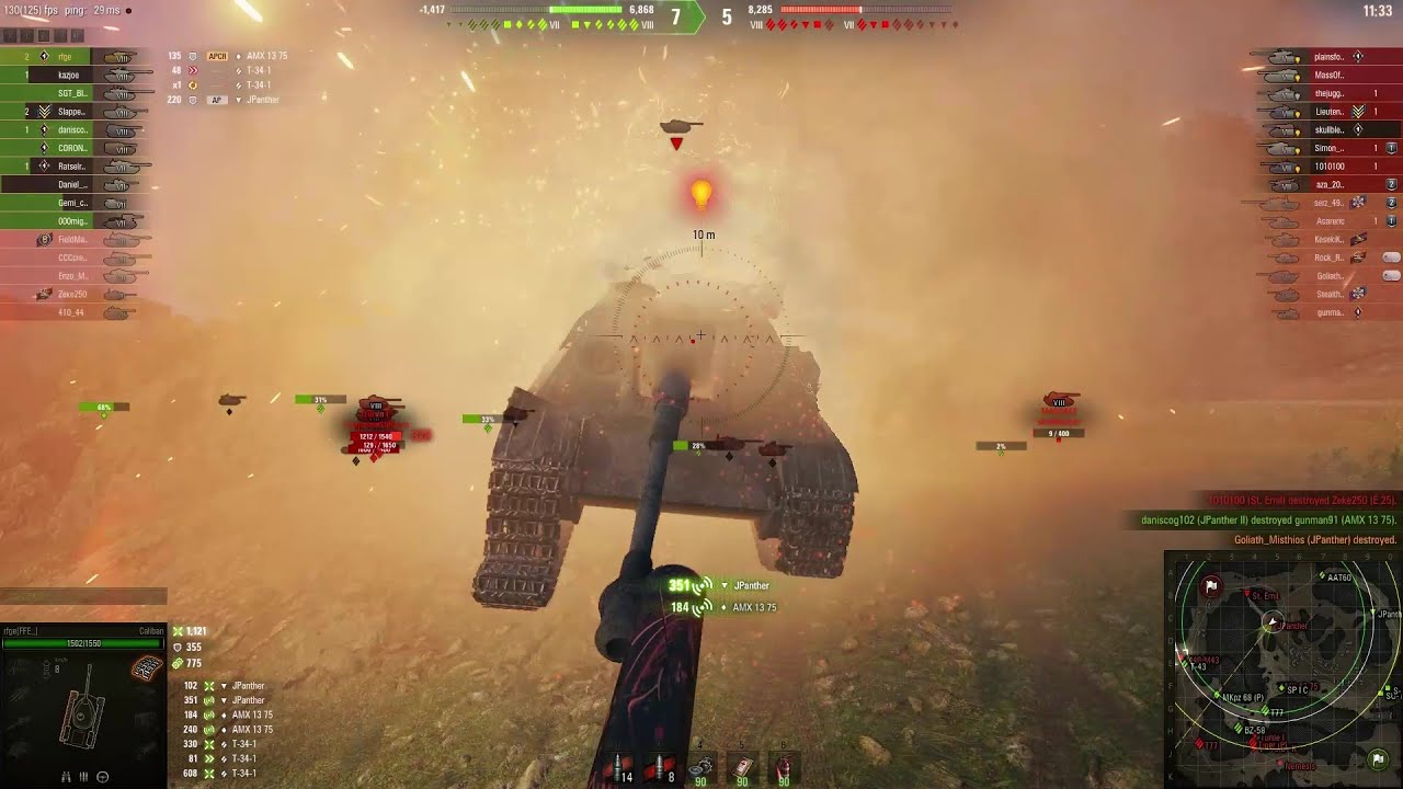 World of Tanks (Caliban) Hard fight - YouTube