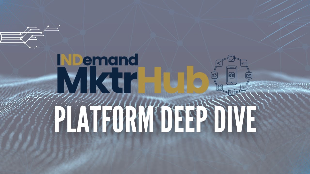 MktrHub Platform Deep Dive - YouTube