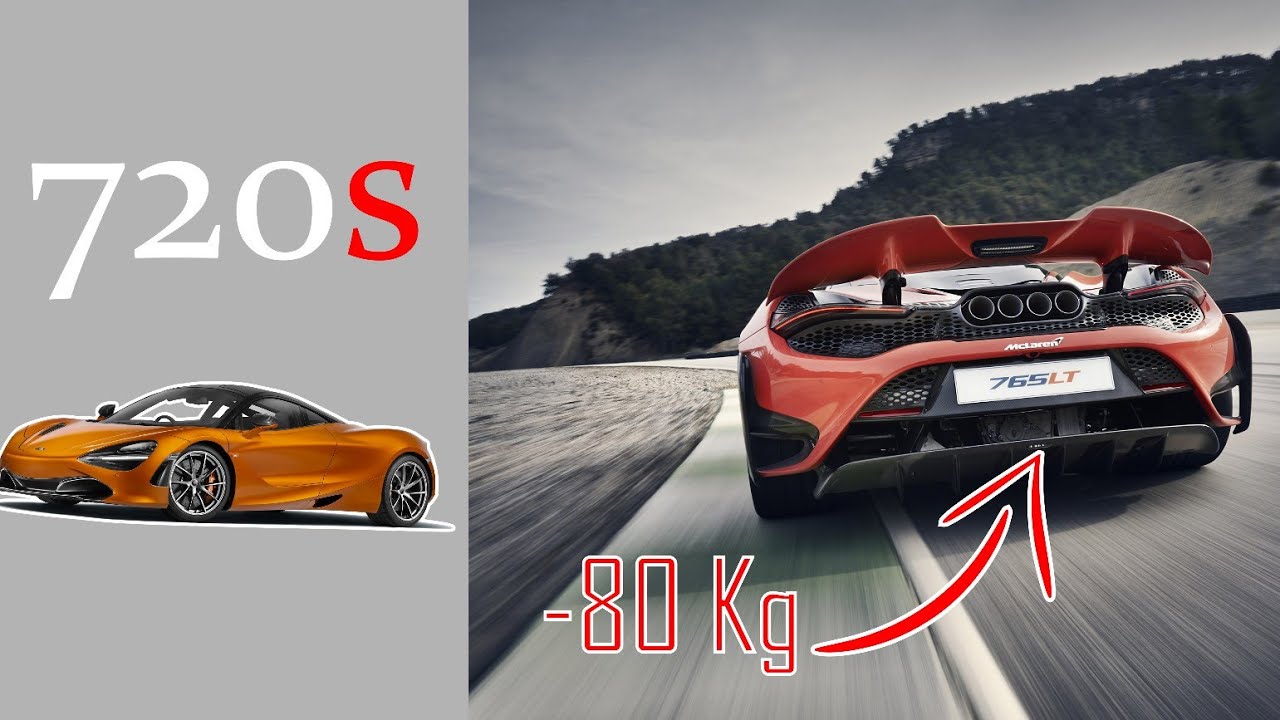 #765lt #mclaren #720s How 765lt is 80kg Lighter and faster than 720s ...