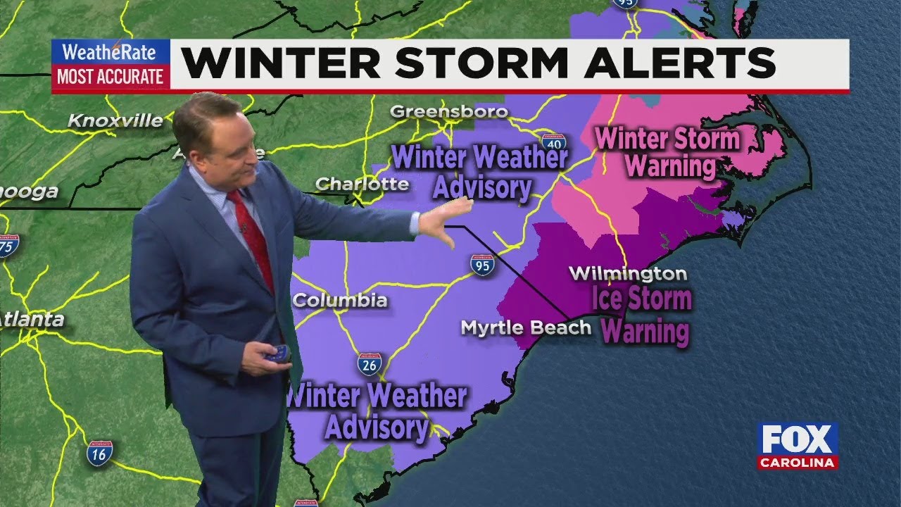 What areas tomorrow's winter storm could impact - YouTube