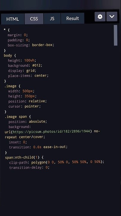 Broken Image On Hover By Html Css Coding Viral Webdesign Animation Shorts Html Youtube
