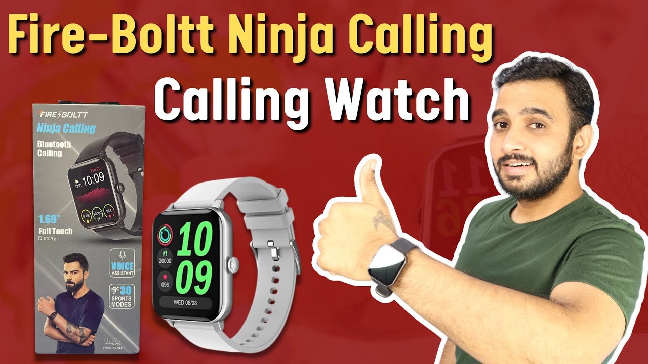 Fire Boltt Ninja Calling Smartwatch ⚡ Dial Pad, Speaker, AI Voice ...