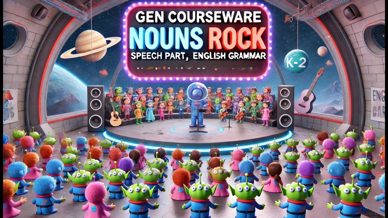 SchoolBus.Rocks GEN Nouns Rock v2, Speech Part, English Grammar 4 ...