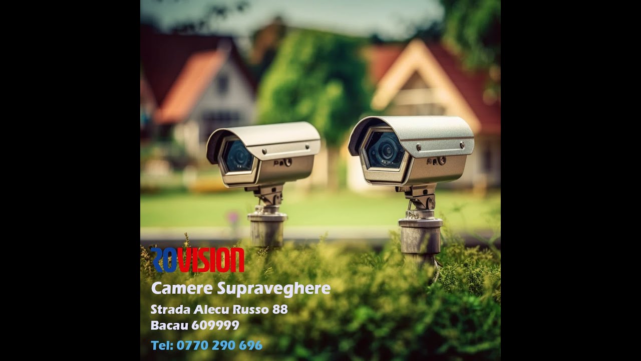 Camere Supraveghere Exterior - Rovision Sisteme Supraveghere - YouTube