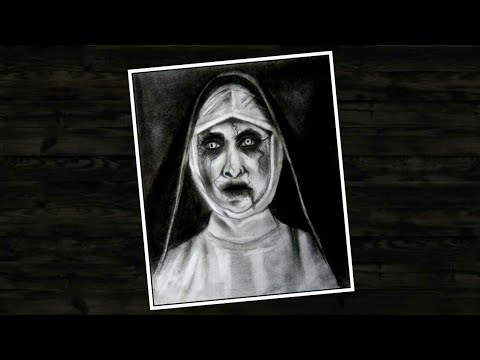 How To Draw A The Nun Sketch #Arts masala - YouTube