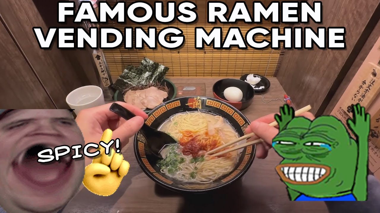 Bulldog Reacts to "Famous Ramen Vending Machine" by Dancing Bacons ...