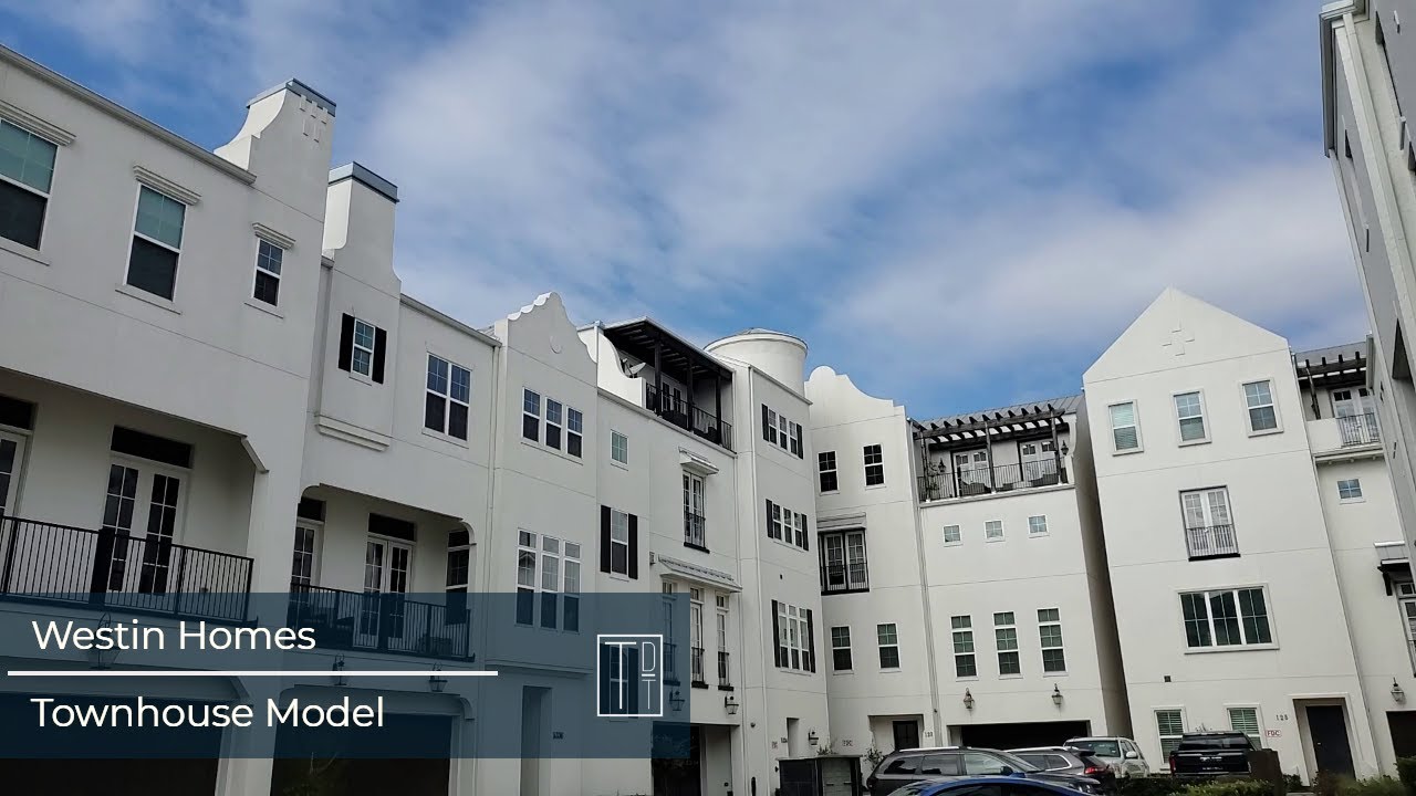 Westin Homes | Townhouse Model Home Tour | Houston Texas | $799,000 ...