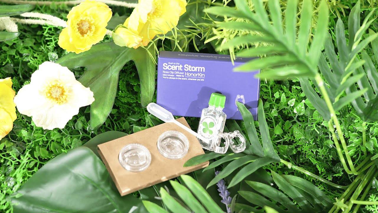 Scent Storm Easy Wearable Nose Clip Diffuser Mini Reusable Inhaler ...