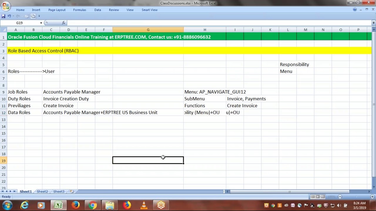 Oracle Fusion Financials Training | 2nd Session - YouTube