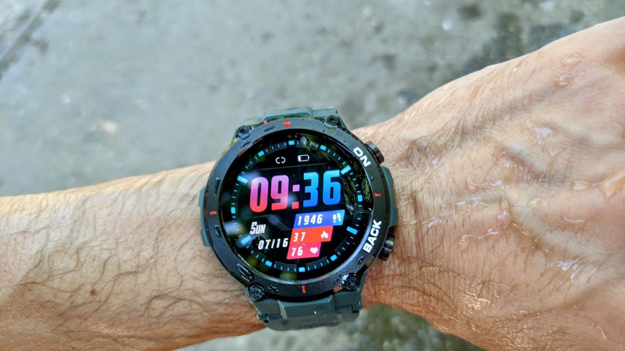 Review smartwatch K37 - YouTube