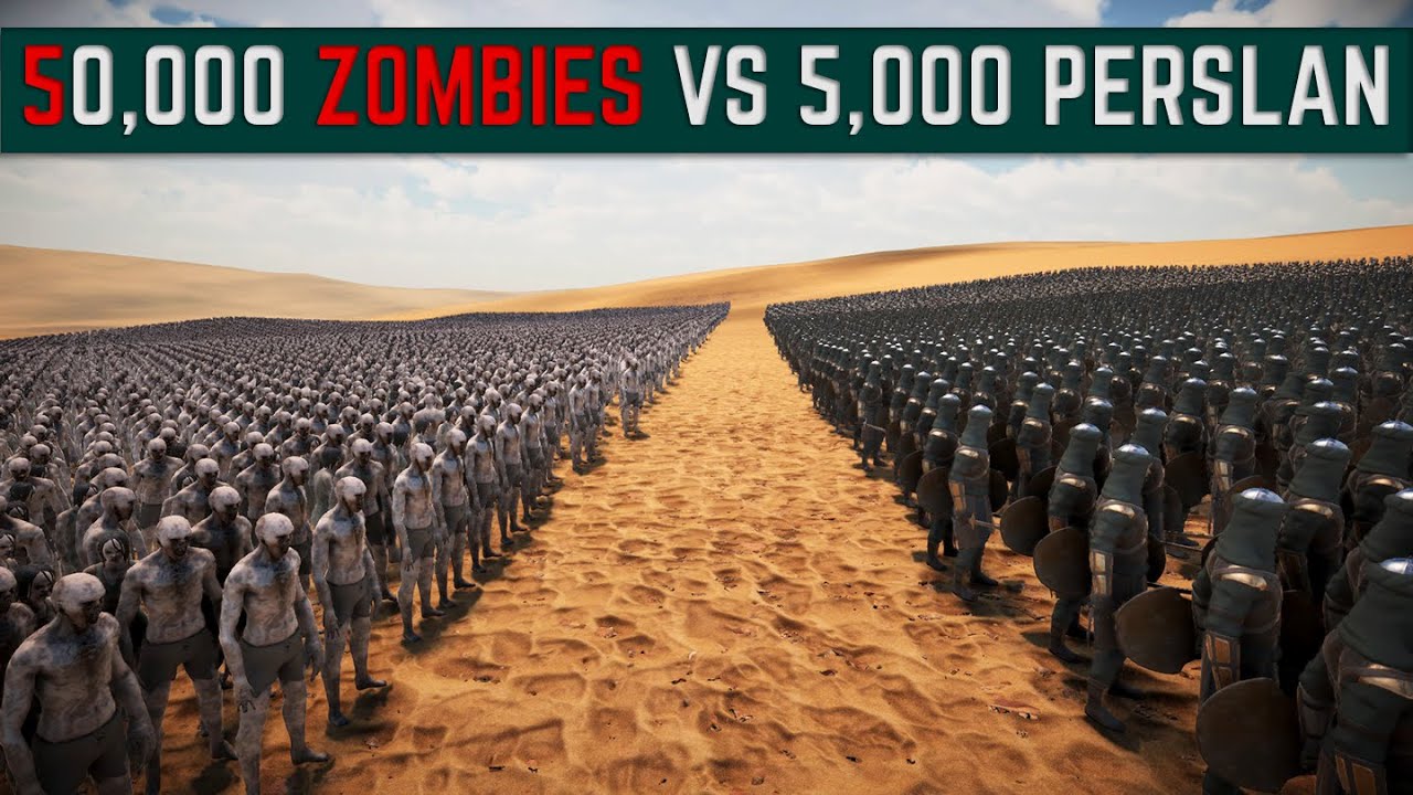 50,000 ZOMBIES vs 5,000 ROMAN LEGION! - Who Wins the Ultimate UEBS 2 ...