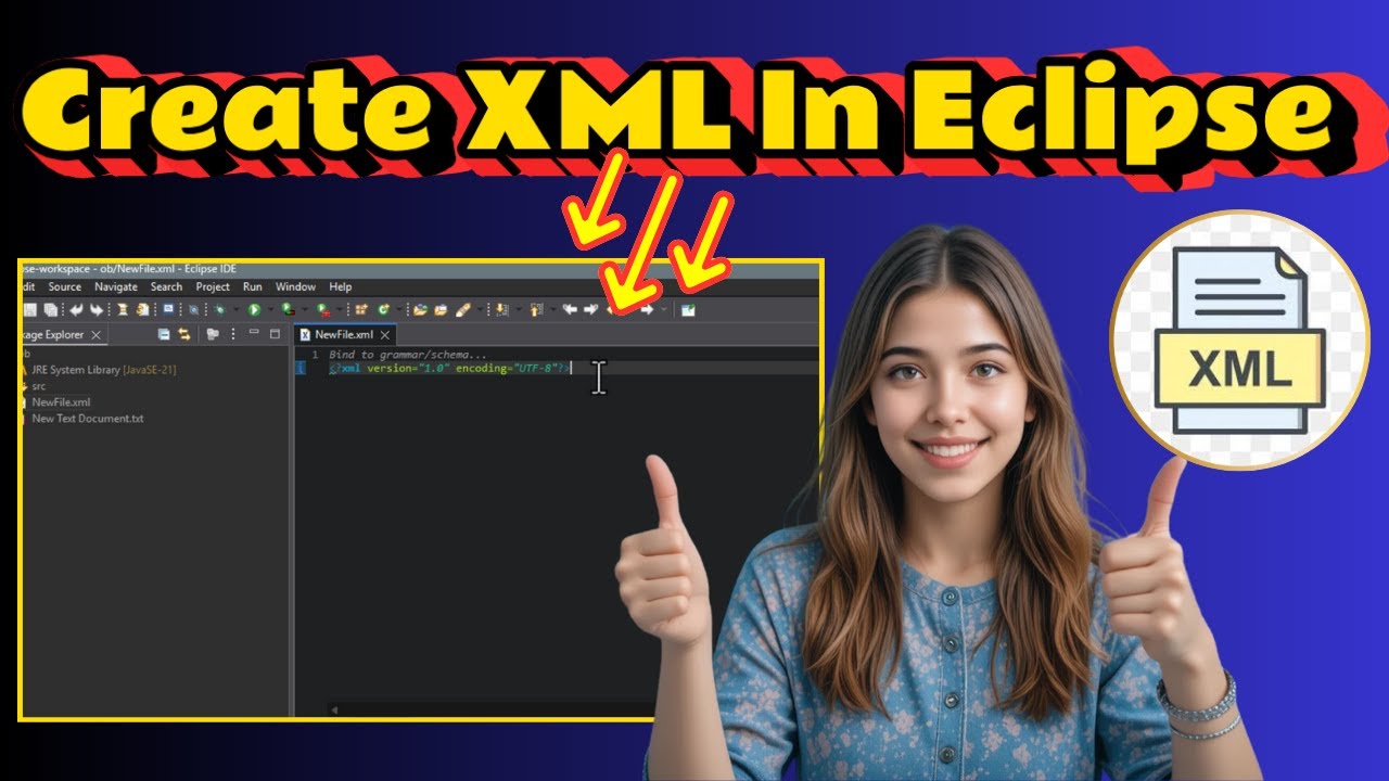 How To Create XML File In Eclipse | Step-by-Step Guide (2025) - YouTube