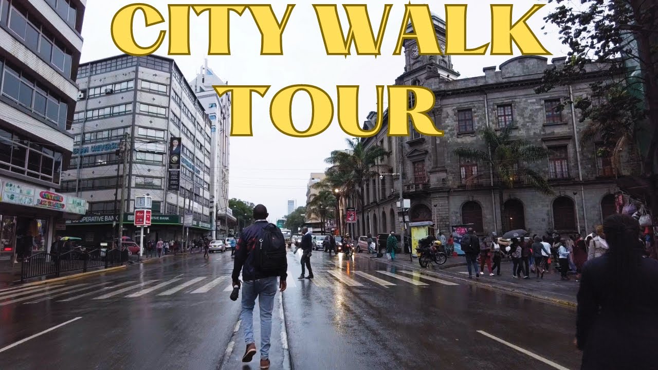 City Walk along the Streets of Nairobi, Kenya- Walking Tour. - YouTube
