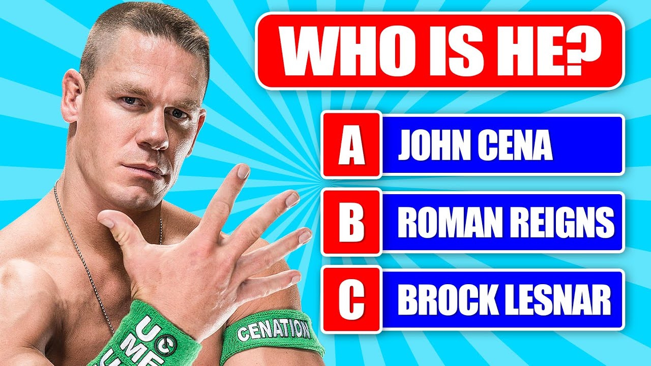 Guess The Top 100 WWE Wrestlers in 5 Seconds | WWE Quiz - YouTube