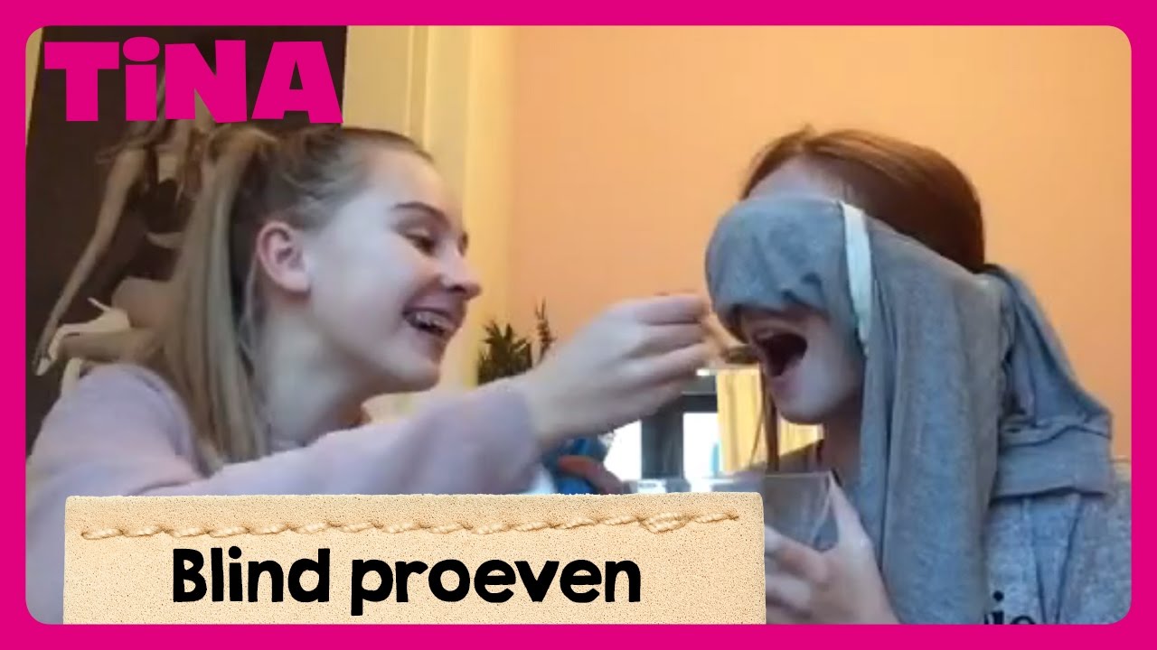 Blind proeven challenge met Daan en Scarlett | Tina - YouTube