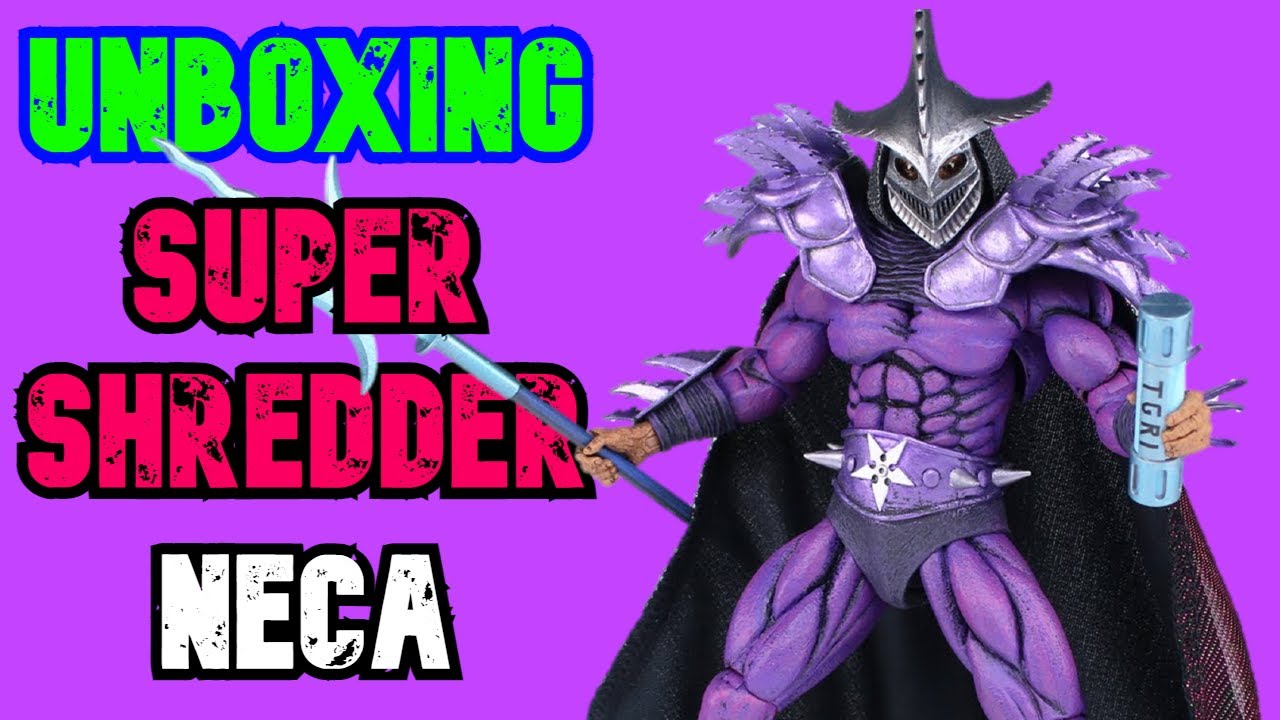 UNBOXING NECA SUPER SHREDDER DESTRUCTOR Secret of the Ooze 30th ...