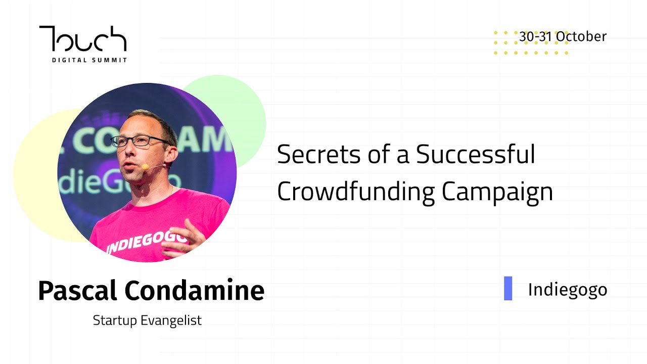 Pascal Condamine - Secrets of a Successful Crowdfunding Campaign - YouTube