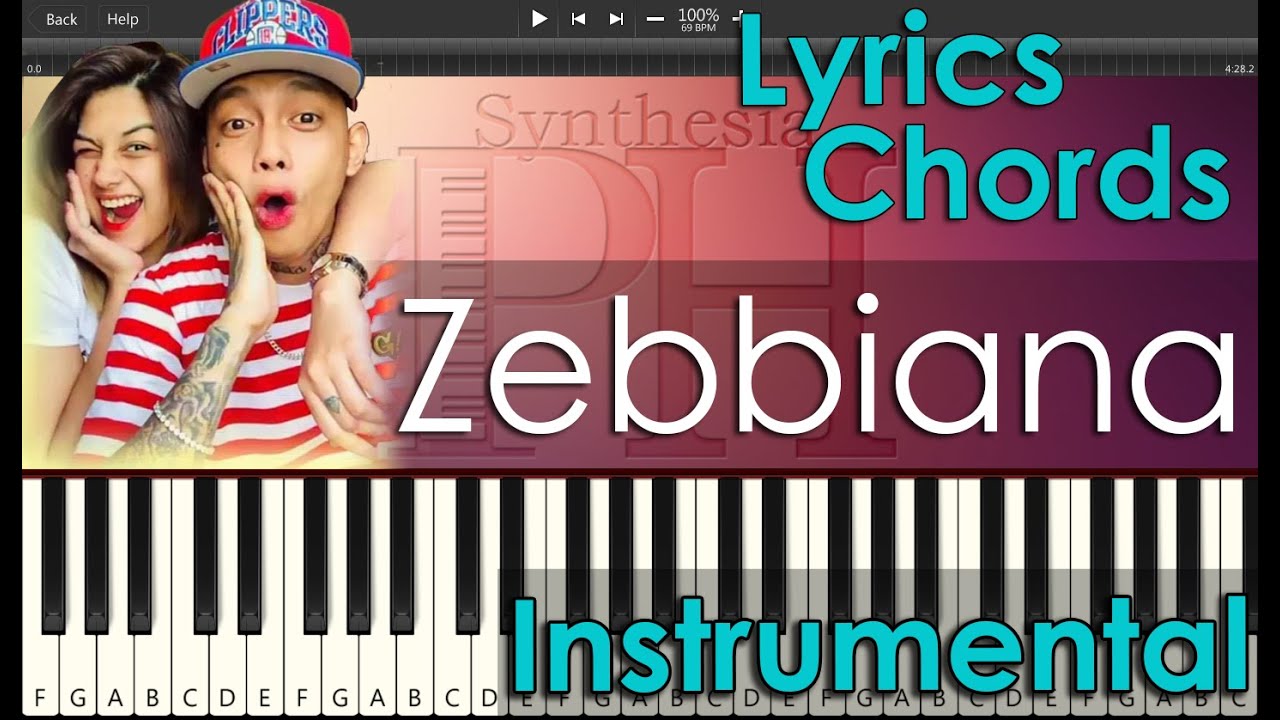 Zebbiana - Skusta Clee | Piano Backing Track Tutorial - YouTube