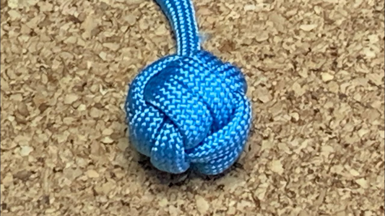 How to Make a Mini Monkey Fist - Easy tutorial! - YouTube